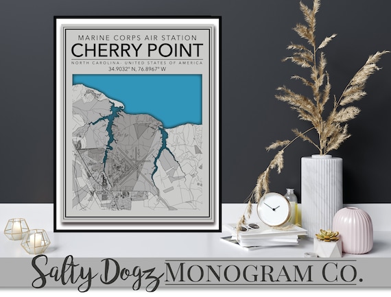Cherry Point North Carolina Map