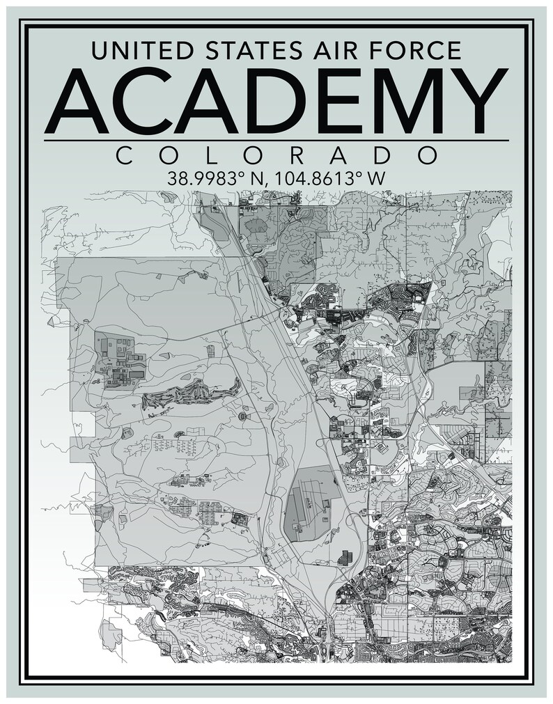 DIGITAL DOWNLOAD 11x14in Print of United States Air Force Academy ...
