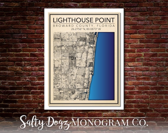 Mapa De Lighthouse Point, Florida
