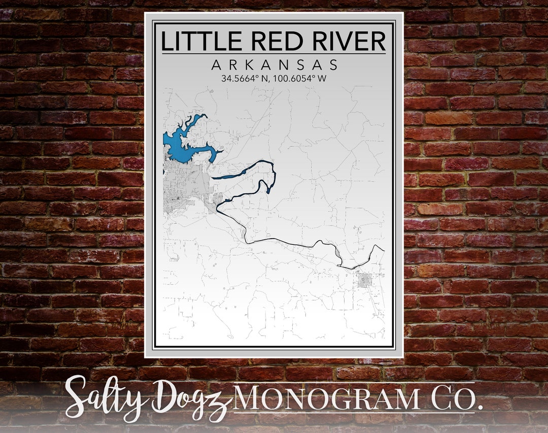 DIGITAL DOWNLOAD 18x24in Print of Little Red River, Arkansas! ***3 ...