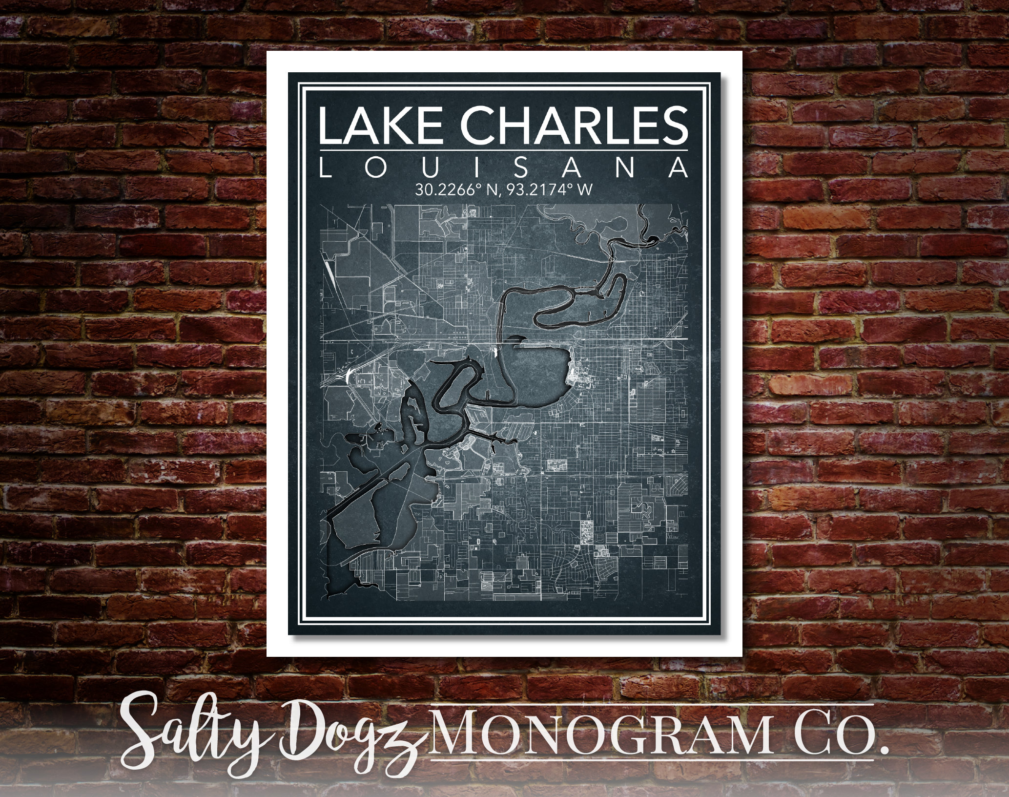 Lake Charles Map