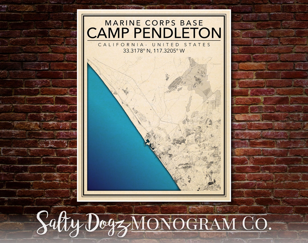 DIGITAL DOWNLOAD 16x20in Print of USMC Camp Pendleton, California! ***3 ...