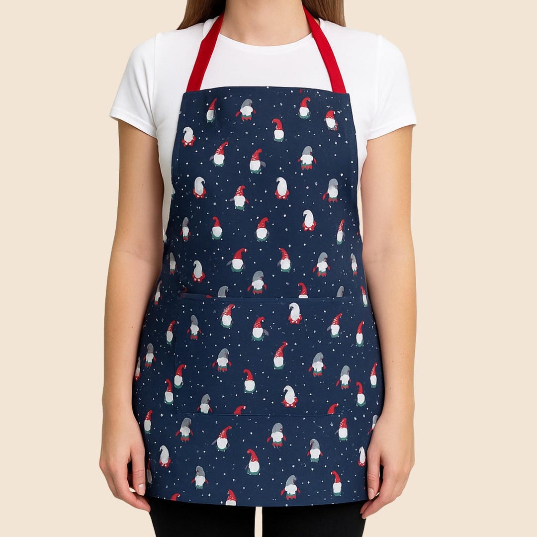 Christmas Gonk Vintage Apron | Christmas Gift | Mothers Day | Cooking ...