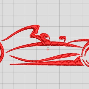 F1 Racecar Embroidery Design Formula 1 - INSTANT DOWNLOAD 2 Sizes - Etsy