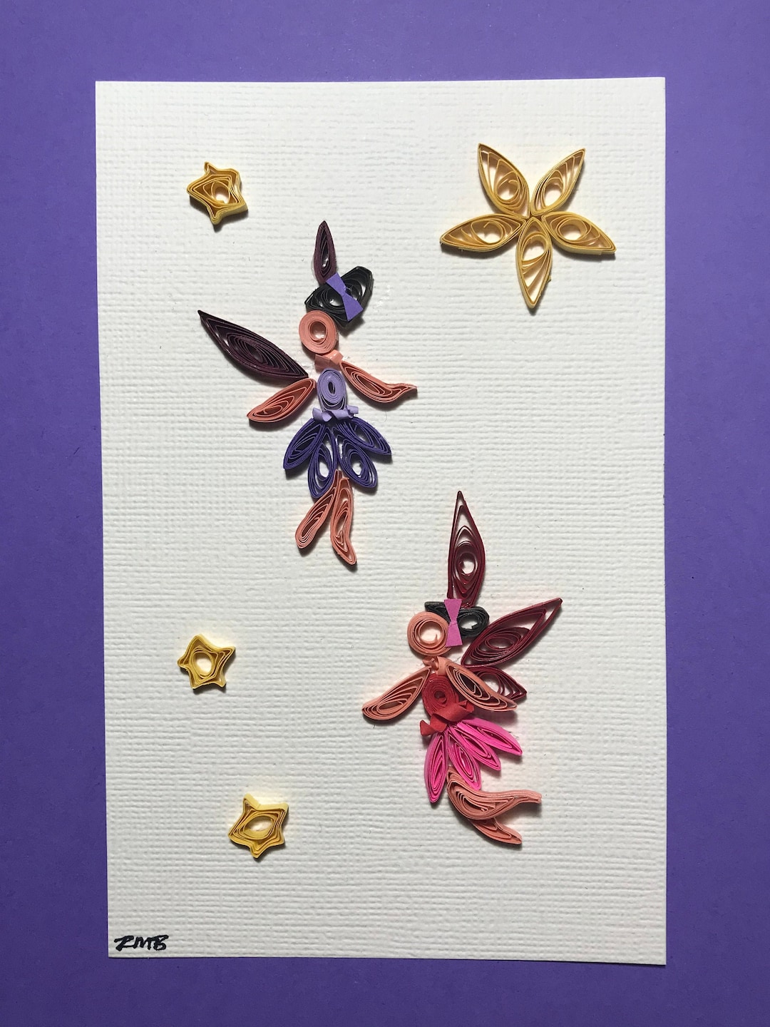 Quilled Fairies; Gift, Birthday, Frame, Paper Art, Mother's Day ...