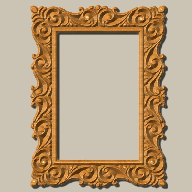 Wood Pattern Picture Frame - Etsy