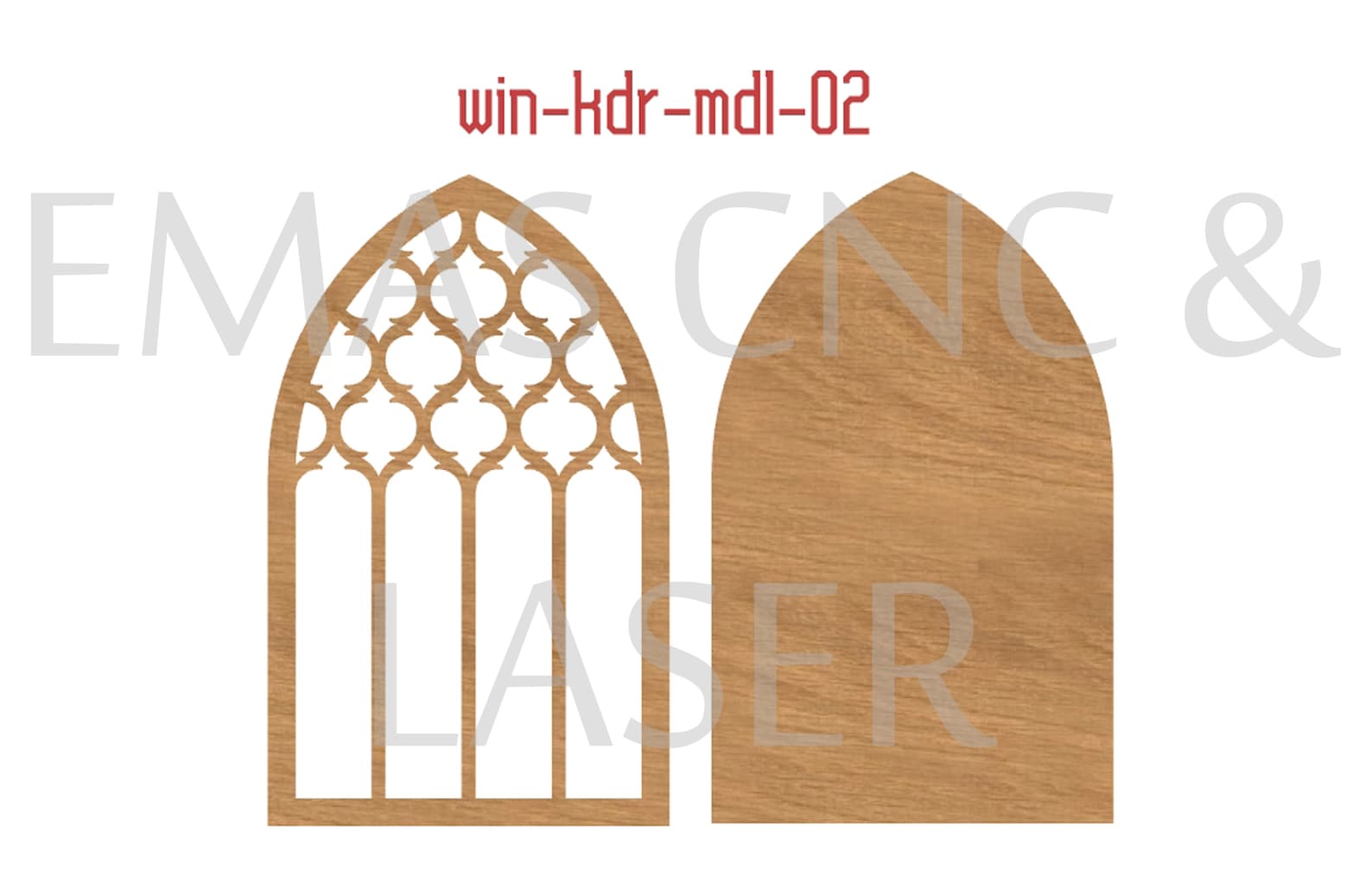 Cathedral Window Designs, Architectural Wood, Wall Decor Cut File ...