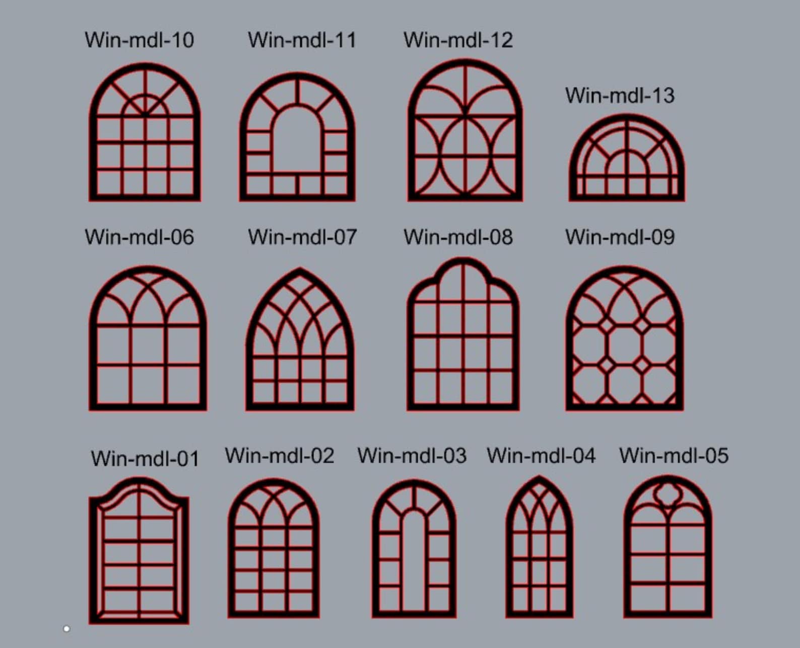 Windows Bundle Cut Window Frame Glowforge Cut File Instant | Etsy Canada