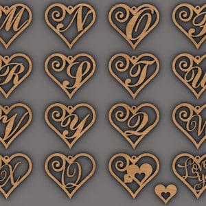 Heart Earring Svg Vector Files for Laser Cutting Plywood - Etsy Canada