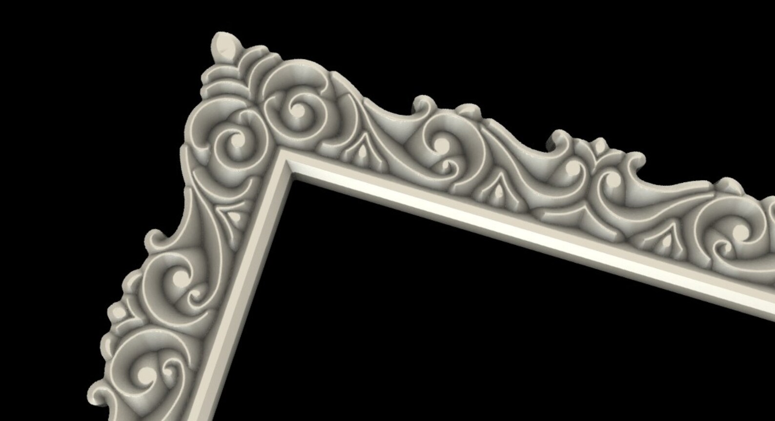 CNC Carved Photo Frame Vector File: V-bit Router Template - Etsy
