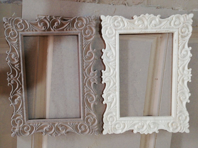 Wall Decor Photo Frame Vector File for V-bit CNC Carving 2.5 | Etsy