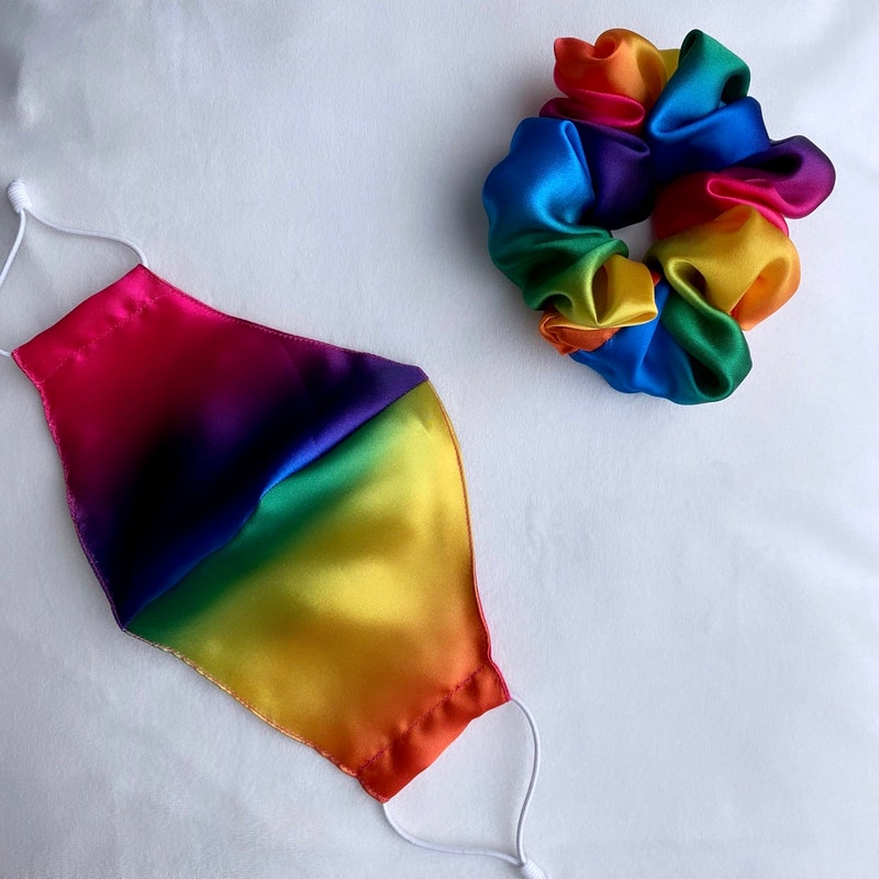 Rainbow Mask - Etsy UK