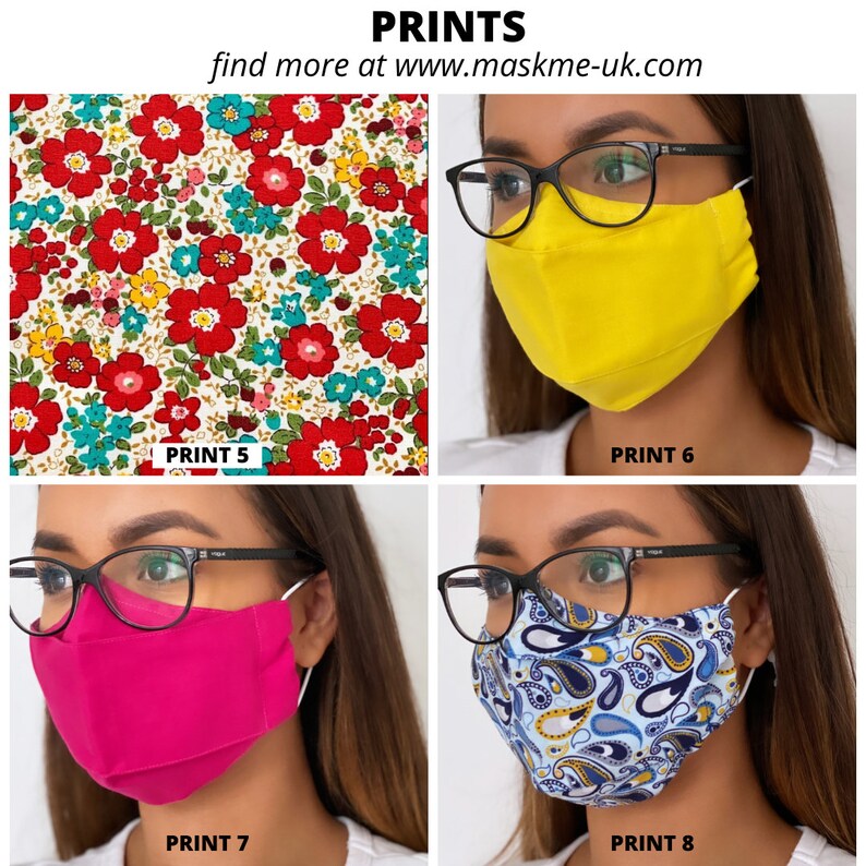 Best Face Mask For Glasses Reusable Anti-fog Face Mask | Etsy