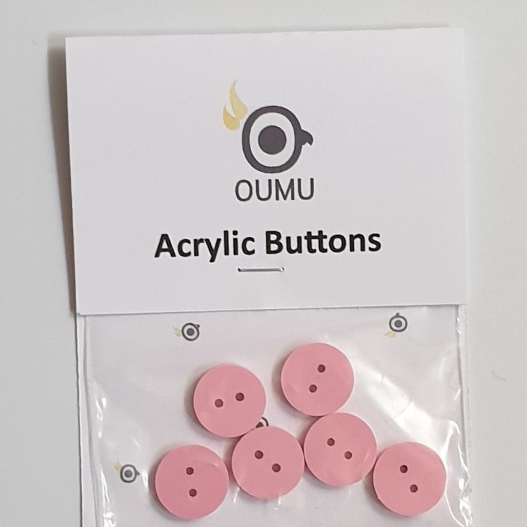 Pink Acrylic Laser Cut Buttons - Etsy