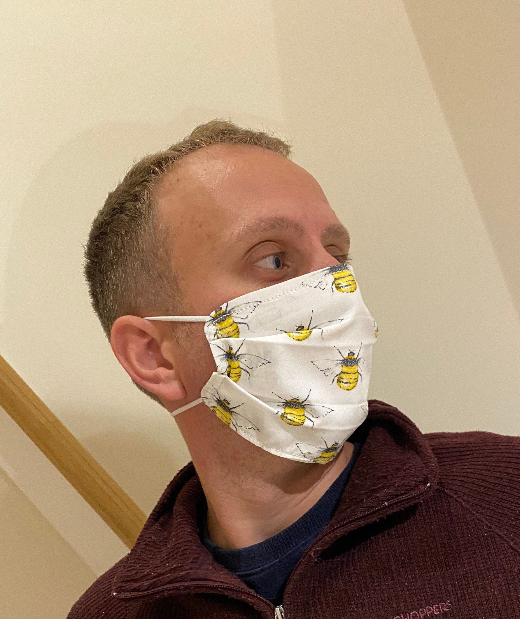 LIMITED EDITION Manchester Bee Collection: Adult Face Mask - Etsy
