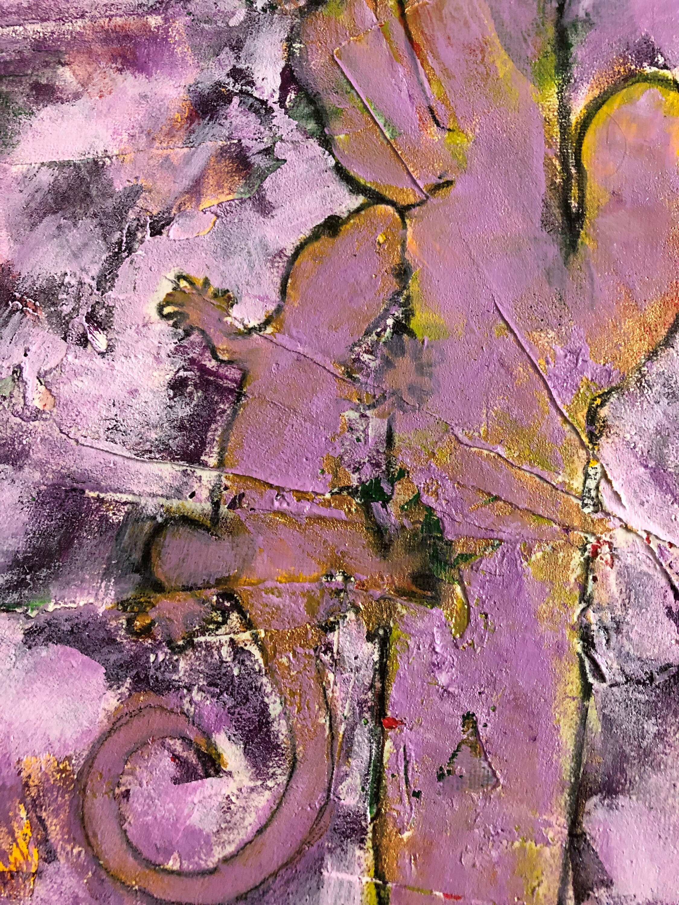 Arizona Critters Acrylic Painting: Abstract Desert Landscape - Etsy