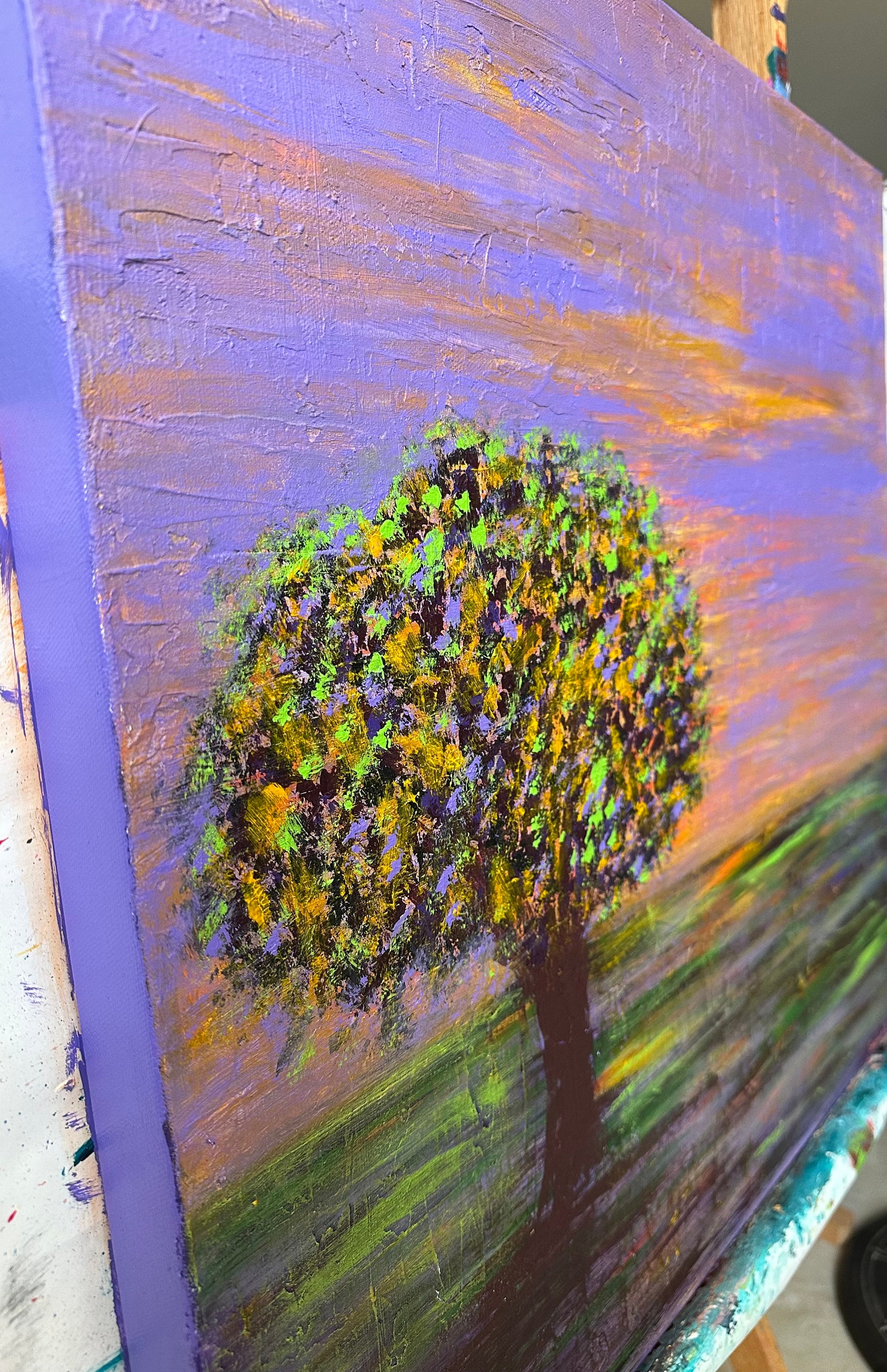 Under a Violet Sky-colors From the Kingdom Series - Etsy