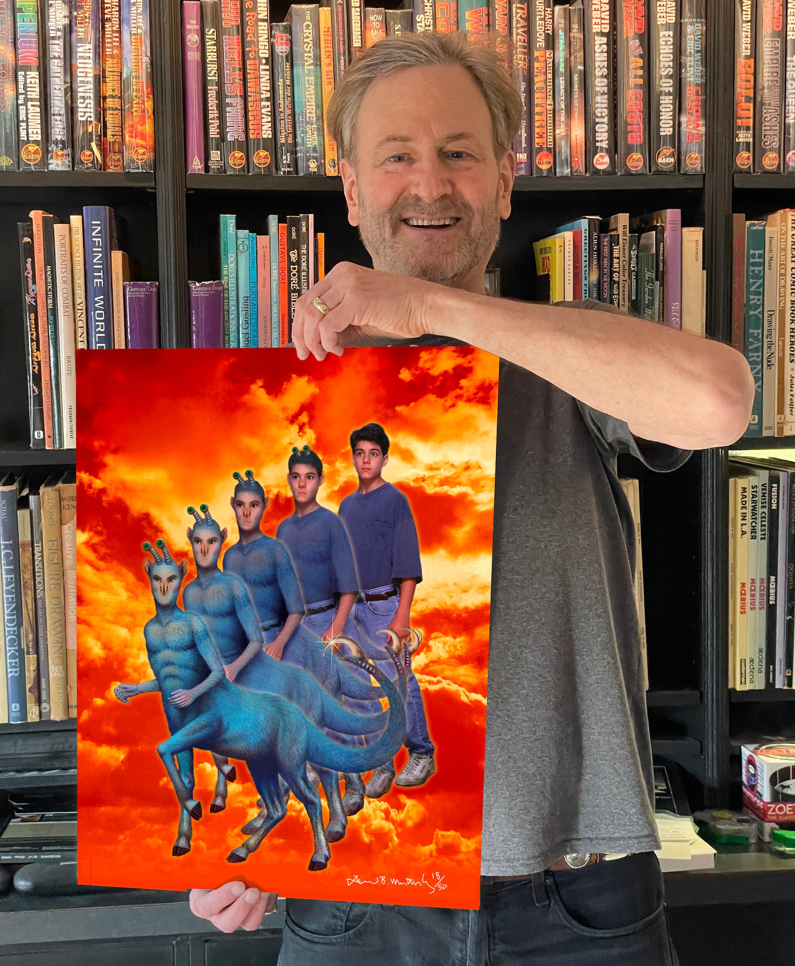 ANIMORPHS #08: THE ALIEN Art Print, Signed and Numbered by the Artist ...