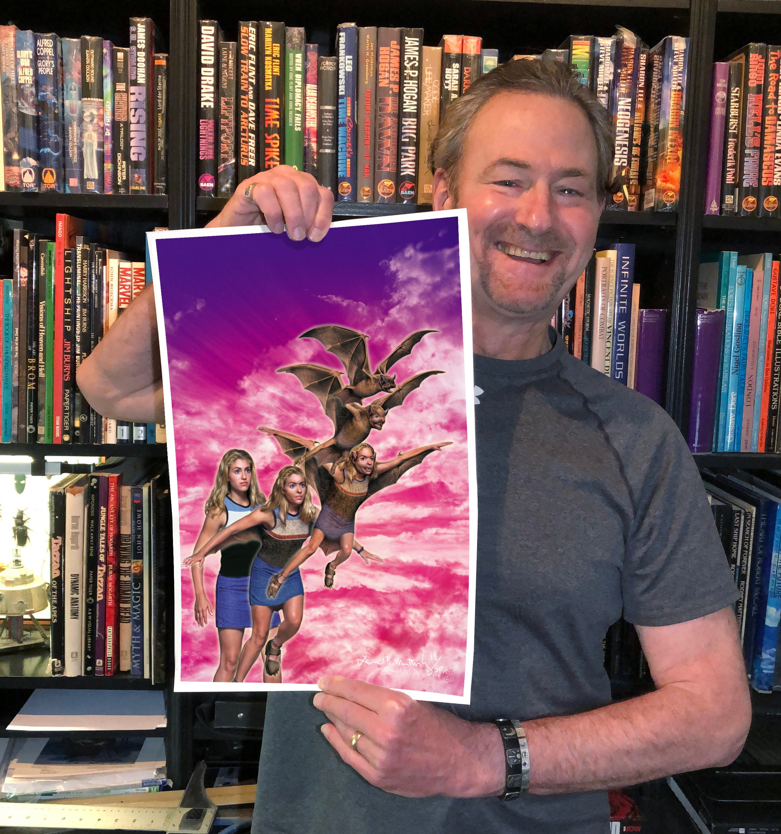 ANIMORPHS #17: THE UNDERGROUND Art Print, Signed and Numbered by the ...
