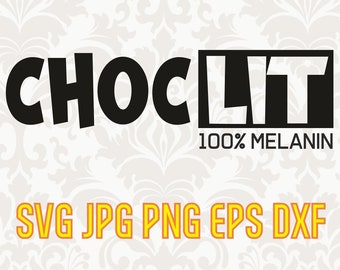 Choc Lit SVG PNG Digital Download Instant Download Distressed - Etsy