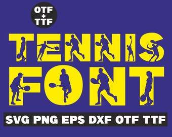 Tennis Letters - Etsy