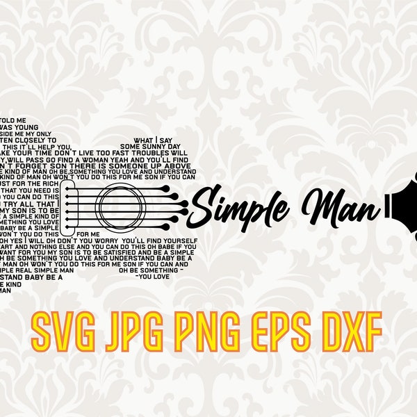 Simple Man - Etsy