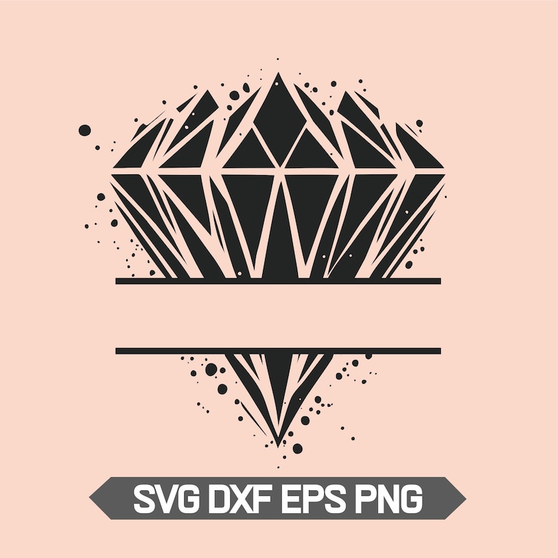 Diamond Svg - Etsy