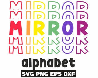 Retro Font Svg, Retro Svg, Retro Alphabet, Vintage Font, Procreate Font ...