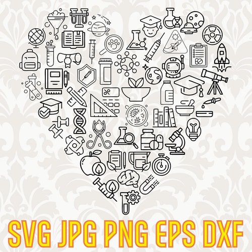 Love Science Svg Chemistry Svg Biology Png Science Teacher - Etsy