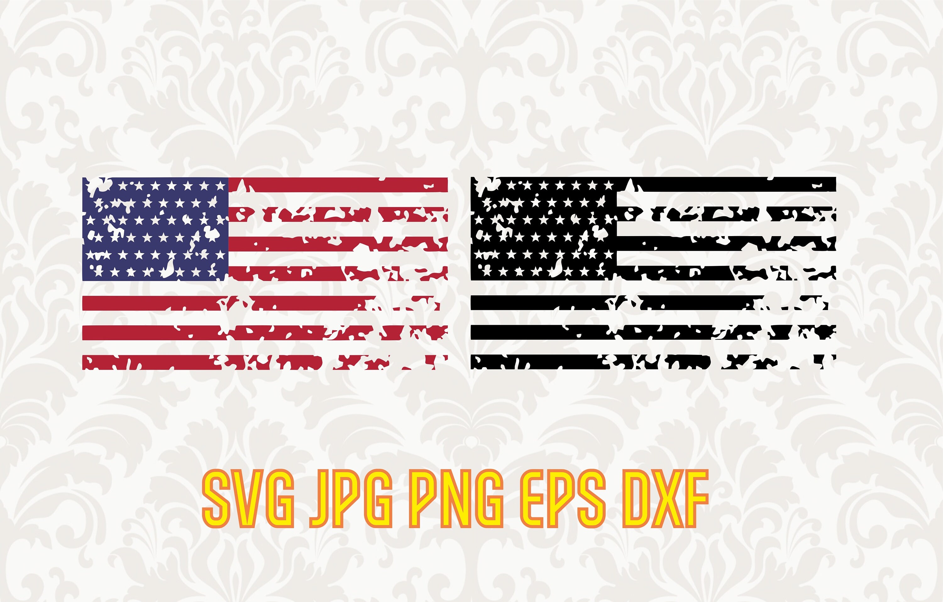 Distressed US Flag Svg American Flag Svg Distressed Flag Png - Etsy UK