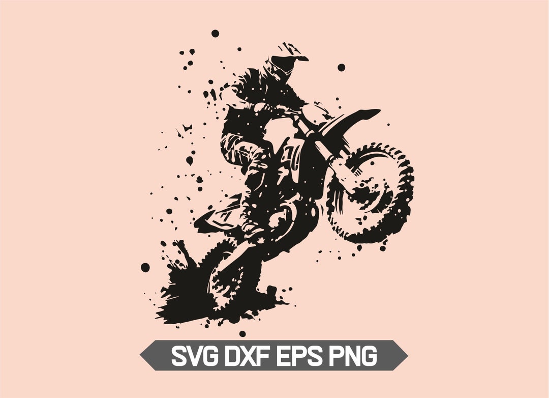 Motocross Svg, Dirt Bike Svg, Offroad Svg, off Road Png, Motocross ...