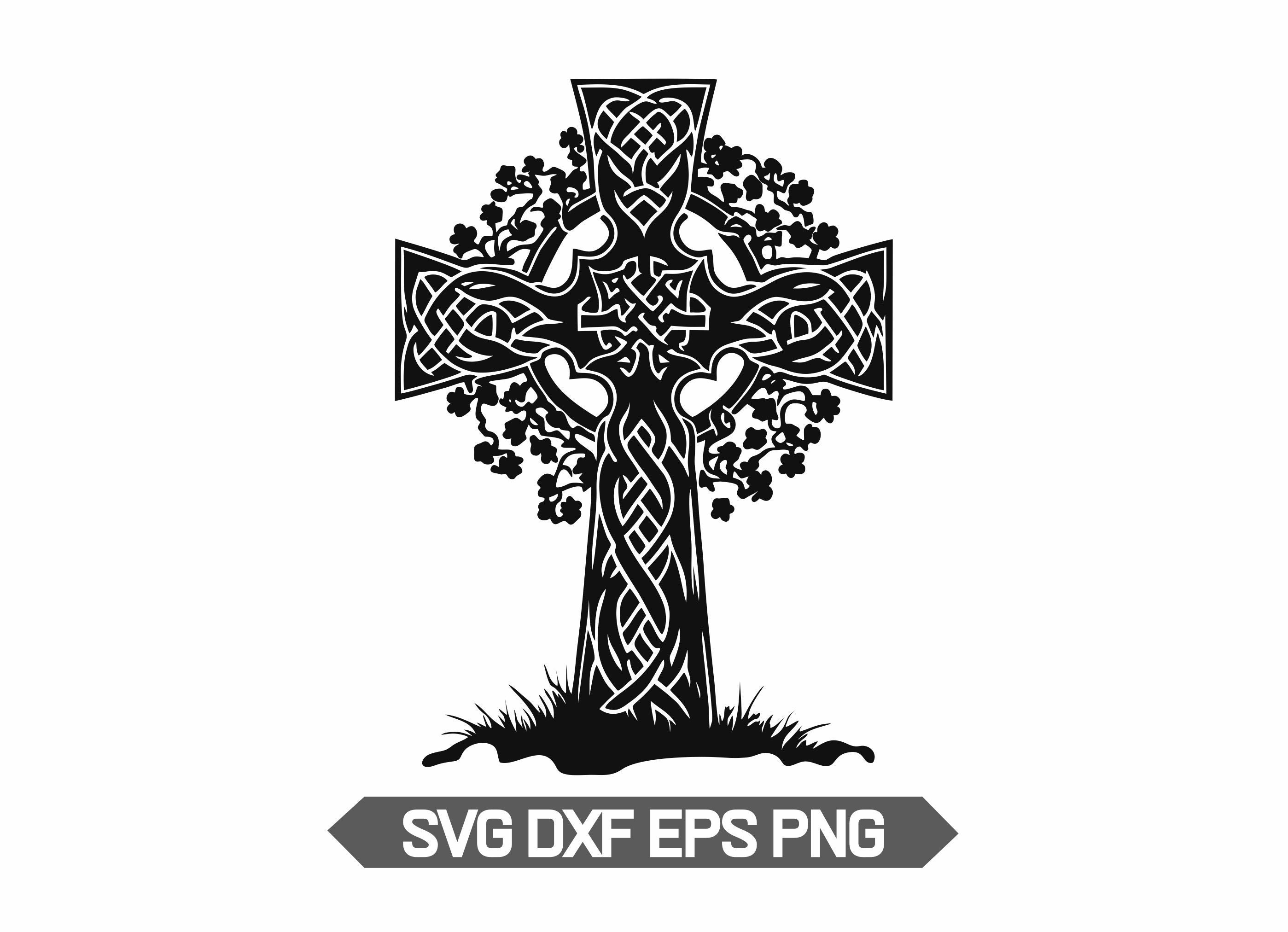 Celtic Cross Clipart Black And White
