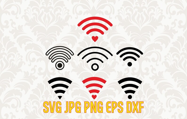 Wifi Svg Wifi Sign Svg Wi-fi Signal Logo Internet - Etsy