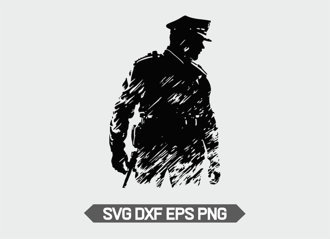 Police Svg Police Officer Svg Thin Blue Line Svg Law Enforcement