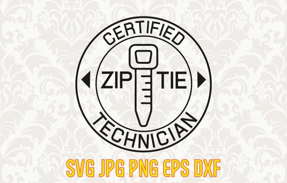 Certified zip tie technician svg empty gas tank svg car | Etsy