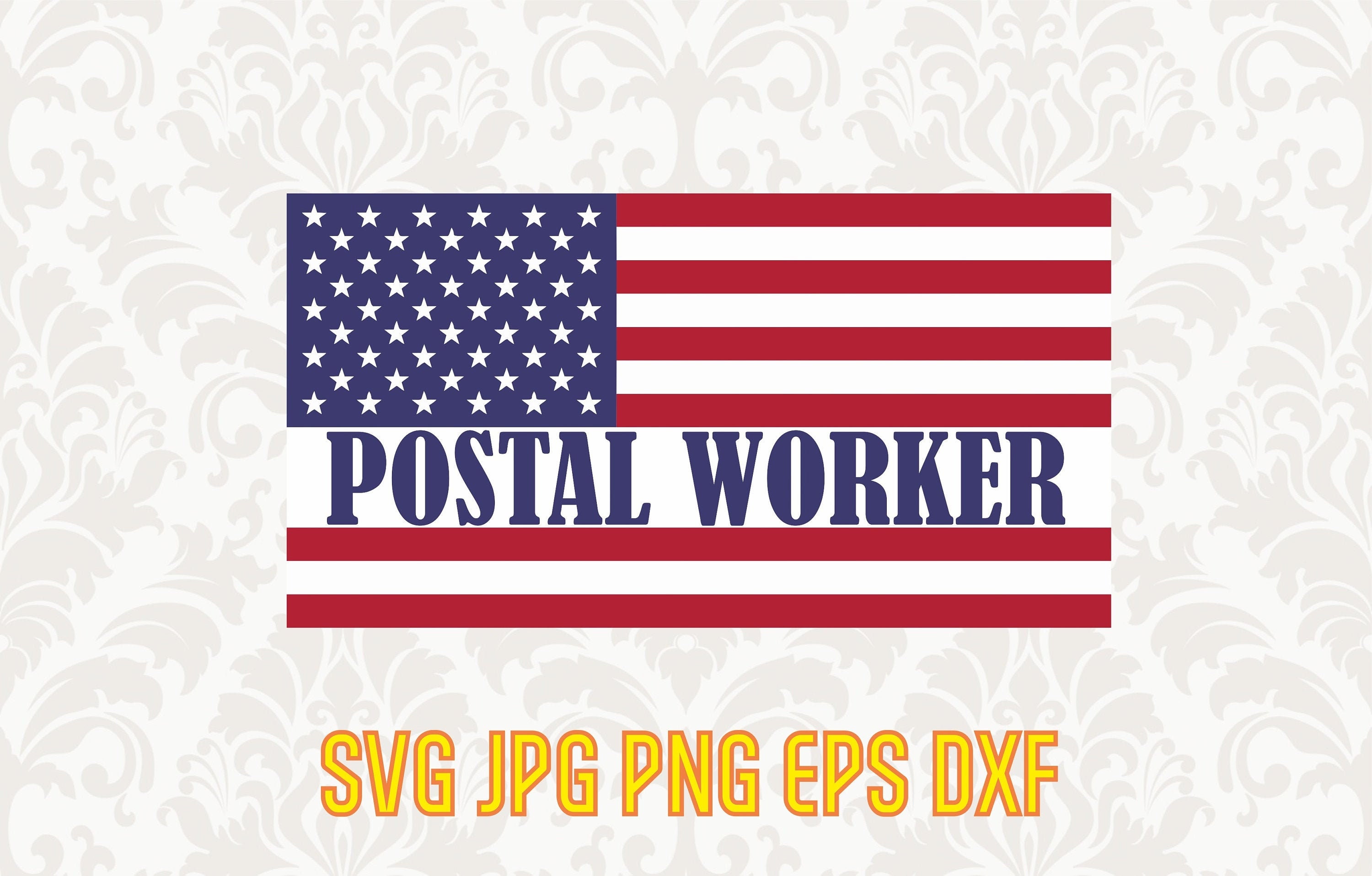 Usps Svg, Postal Worker Svg, Post Service Print, Mailman Svg - Etsy
