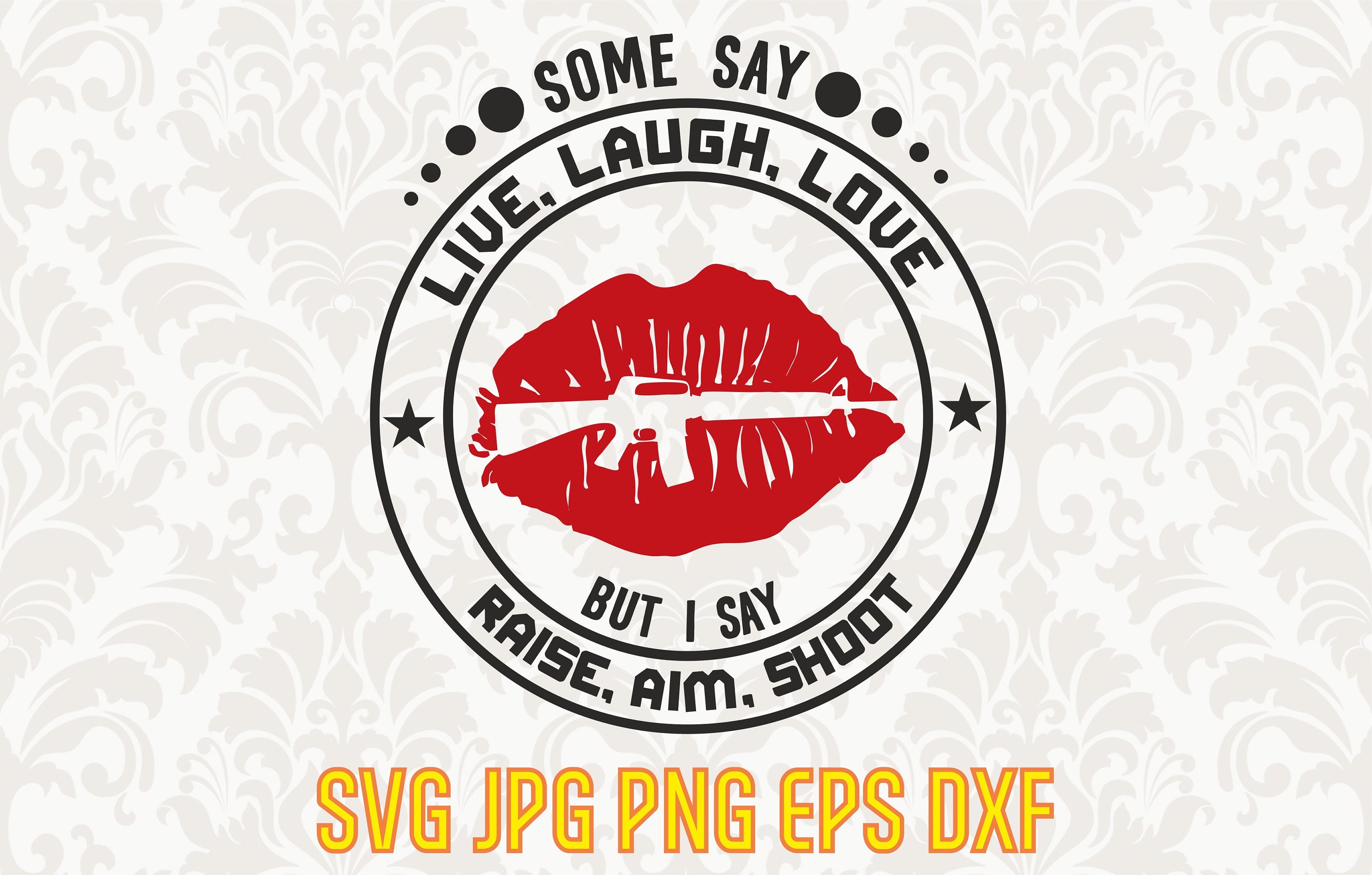 Gun Girl Svg Girls With Guns Svg Second Amendment Print - Etsy