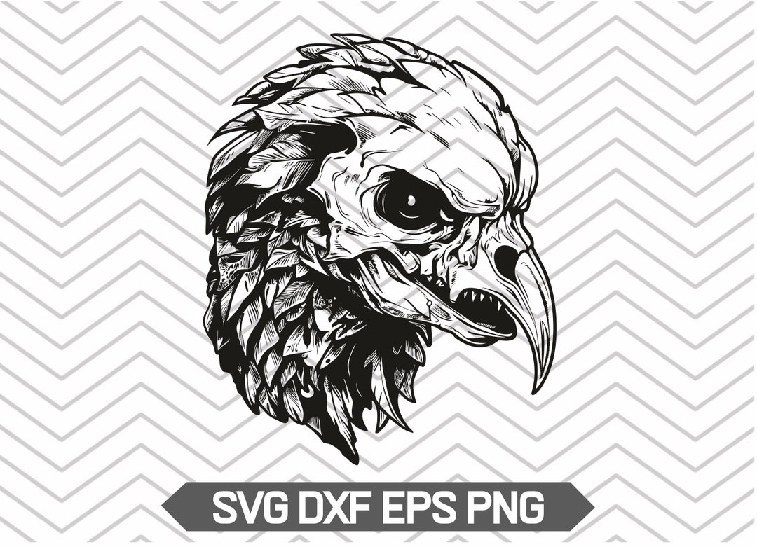 Bird Skull Svg, Bird Head Svg, Skeleton Tattoo Design, Bird Skeleton ...