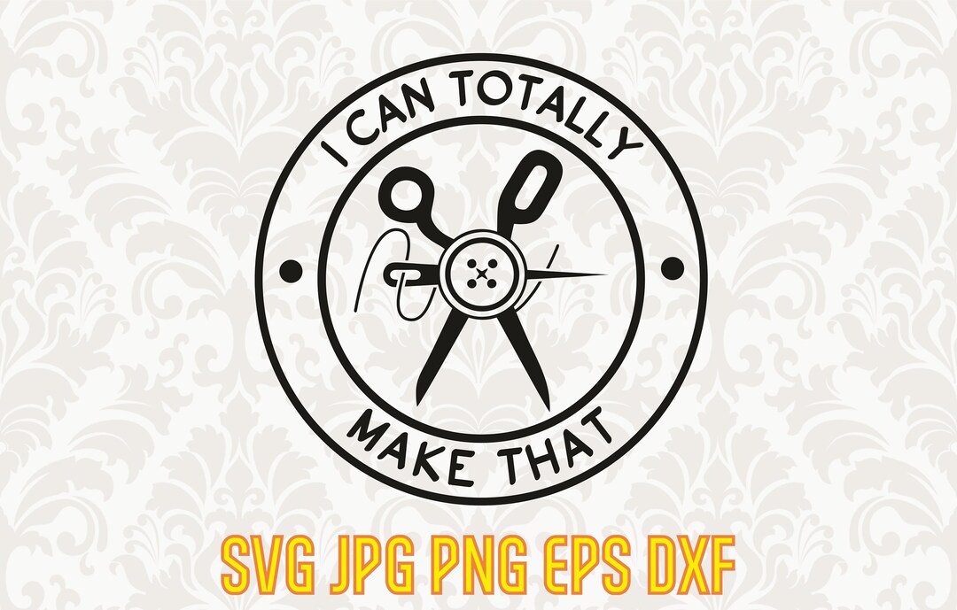 Tailor Svg Clipart, Vector Seamstress Emblem, Sewing Design, Quilting ...