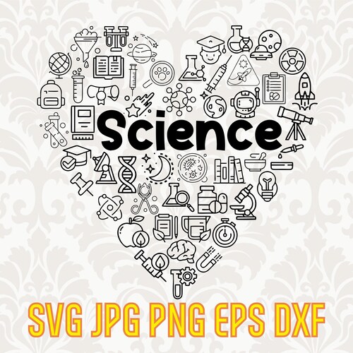 Love Science Svg Science Teacher Svg Scientist Gift School - Etsy