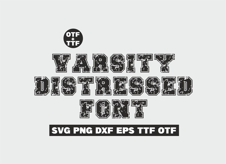 Varsity Font Svg College Font Svg Sport Alphabet Varsity - Etsy