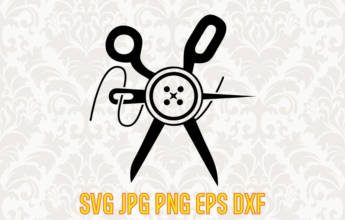 Tailor Svg Clipart Vector Seamstress Emblem Sewing Design - Etsy