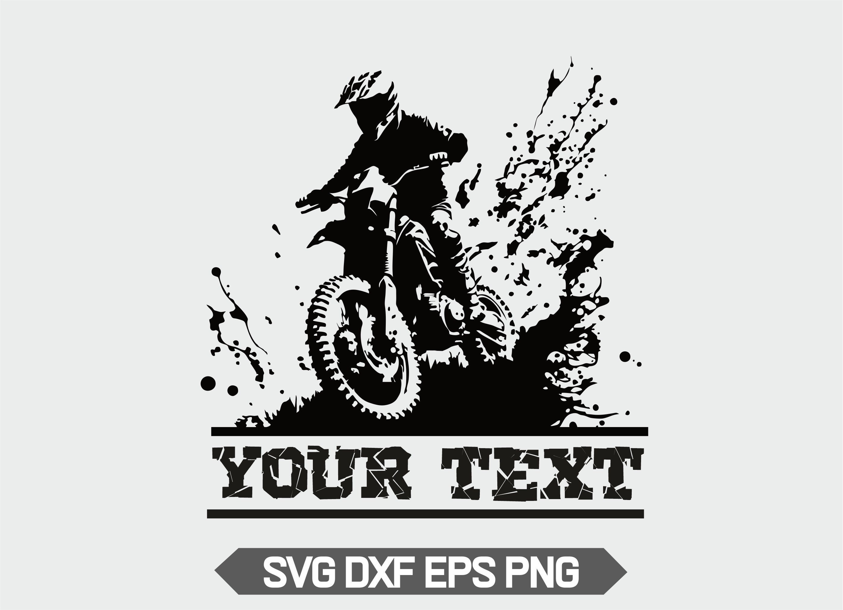 Motocross Monogram Split Monogram Svg Motocross Svg Dirt - Etsy Australia