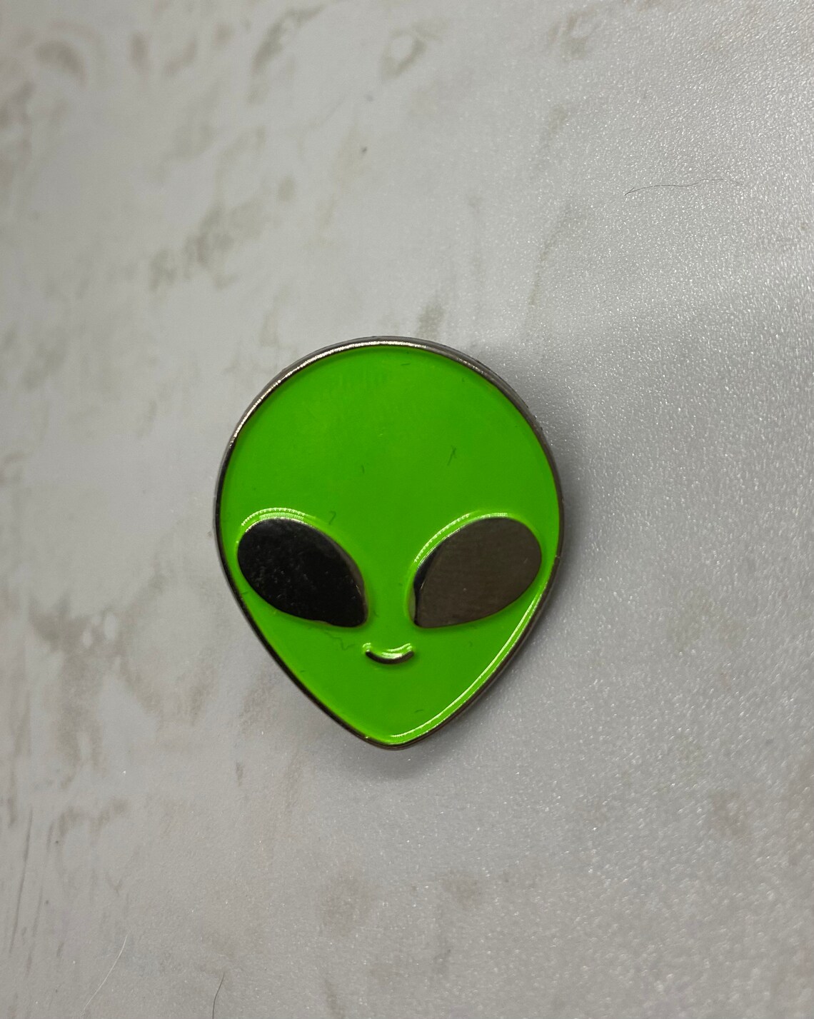 Green inspired Alien Enamel Pin Universe gift Small Gift | Etsy