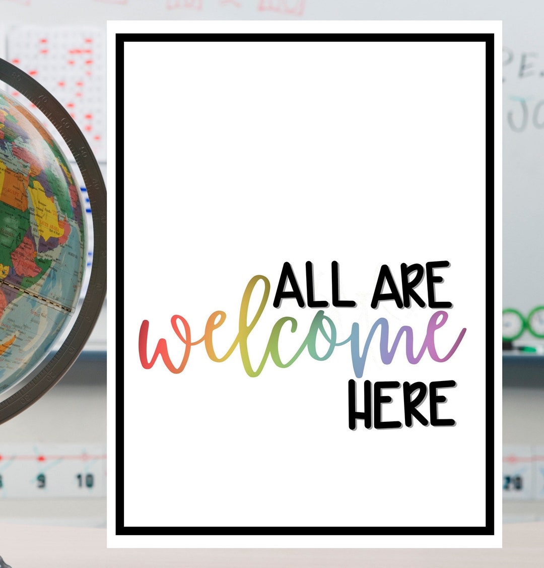 Welcome Sign | Hand Lettered Welcome Sign | Digital Download ...