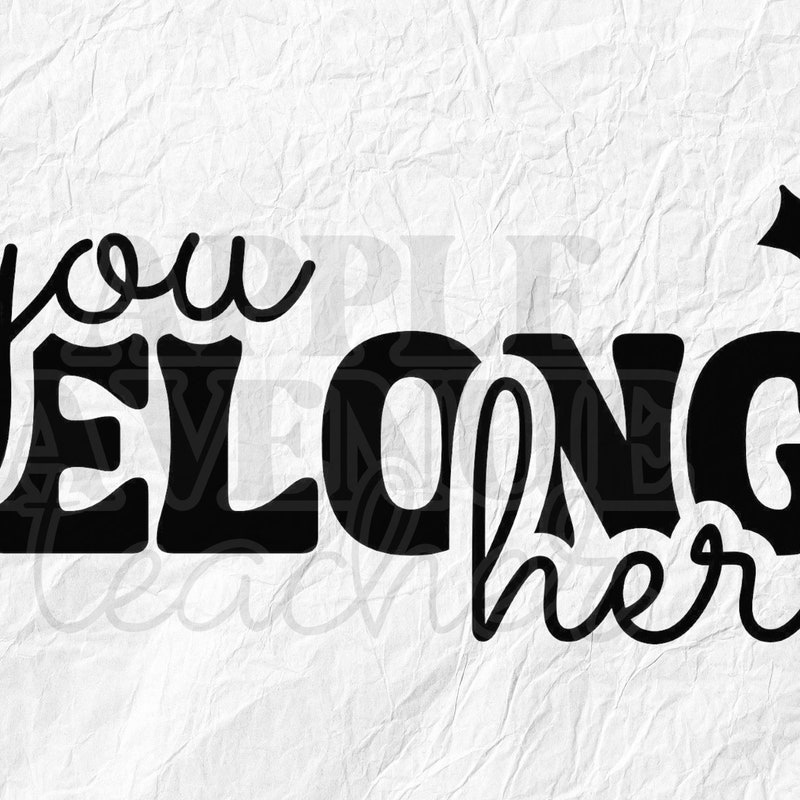 You Belong Here - Etsy
