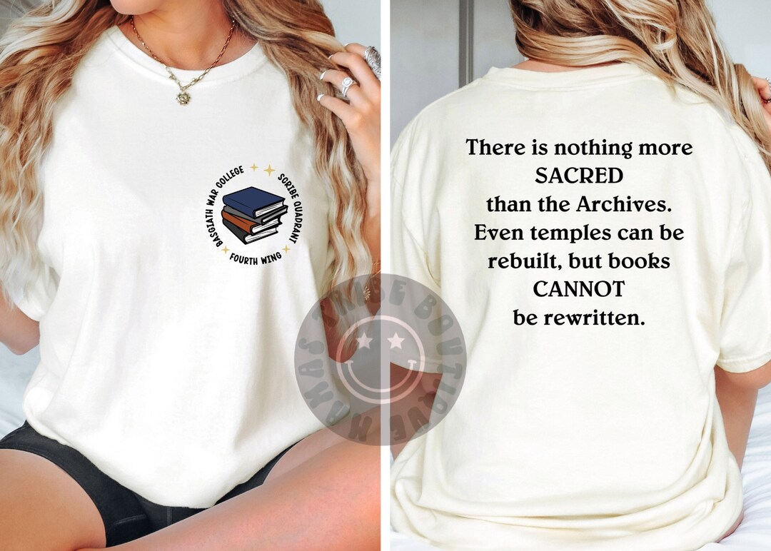 FOURTH WING | Scribe Quadrant | Comfort Colors | LICENSED - Etsy