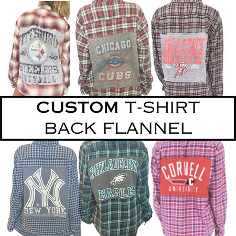 Flannel Shirt With Logo - Etsy