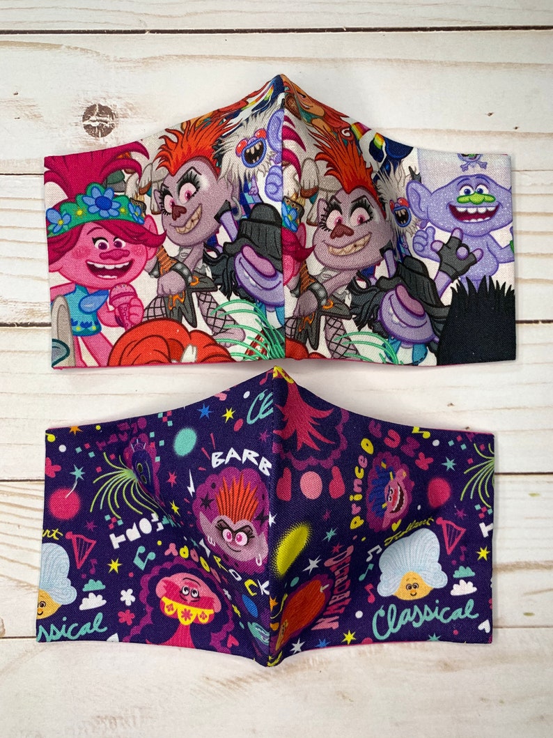 Troll Mask Trolls Face Mask Queen Barb face mask Kids | Etsy