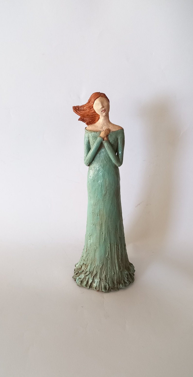 Artwork, Handmade, Ceramic, Figure, Sculpture, Modern Figurine,female ...